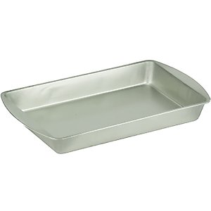 DecorRack 12.8 x 7.5 Inch Nonstick Brownie Tray, Deep Cookie And Biscuit Baking Pan, Durable Bakeware For Oven