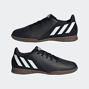 adidas Big Kid Predator Edge.4 Indoor Sala Core Black/White/Vivid Red 6
