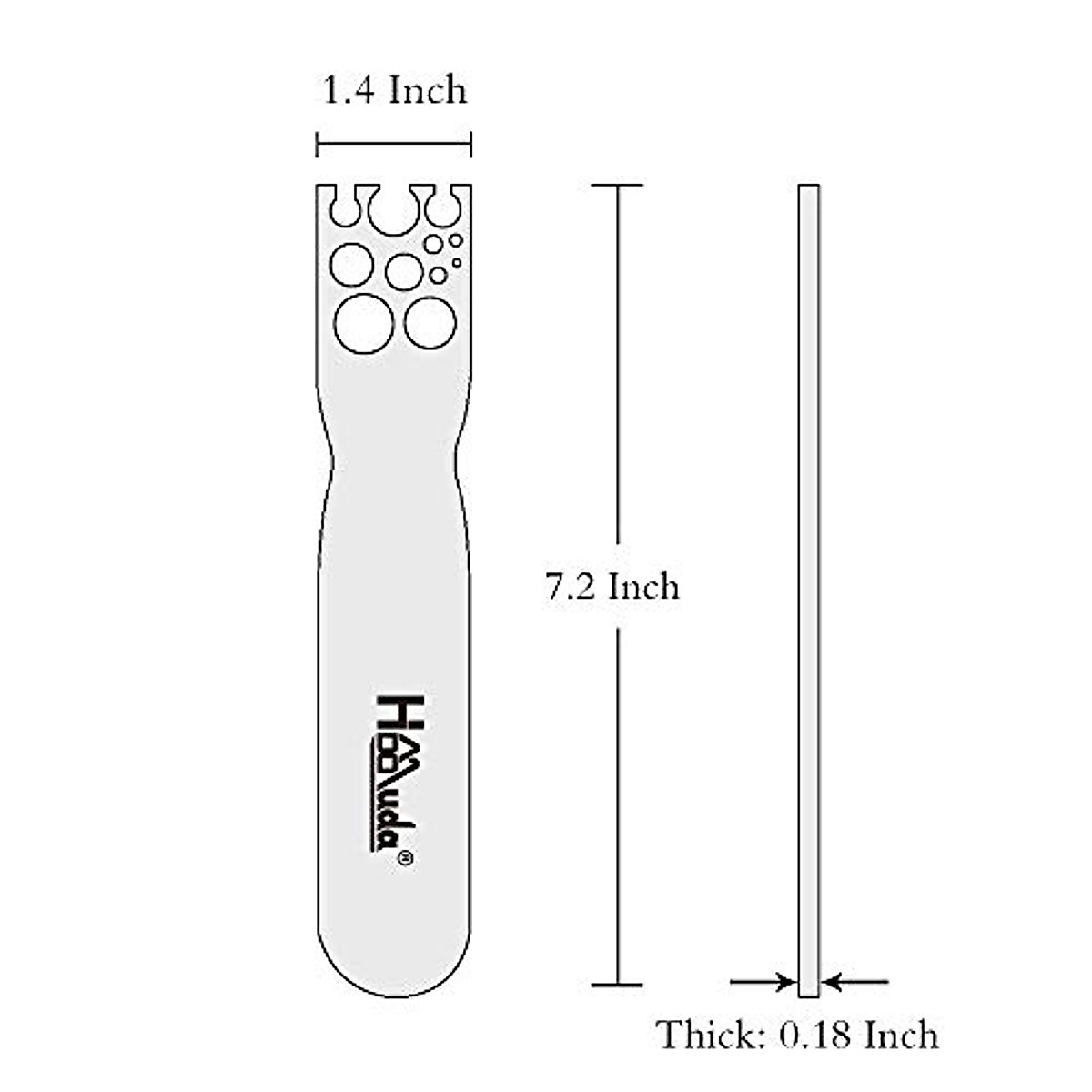 Set of 2 Stainless Steel Herb Stripper, Kitchen Gadgets Tools for Kale,Chard,Mint,Thyme, Basil,Collard Greens,Rosemary and More (2 PCS Stripper Herb)