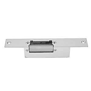 Electric Strike Door Lock, Standard Heavy Duty Electric Strike Lock for North American Door 500kg Holding Force for Wooden Metal PVC Doors(NO Cathode Lock)