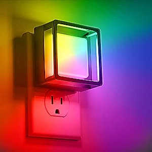 DORESshop Night Light for Kids [2 Pack], Color Changing Baby Night Light, Night Lights Plug Into Wall, Dusk to Dawn Sensor, Plug in Night Light for Kids Room, Nursery, Bedroom, Kitchen, Hallway