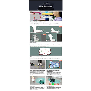 Rosmaster X3 Artificial Intelligence Ubuntu22.04 Jetson Orin Nx 8GB Project Learning Smart Robot Electronic Kit Based on Jetson Orin NX(NOT Include)