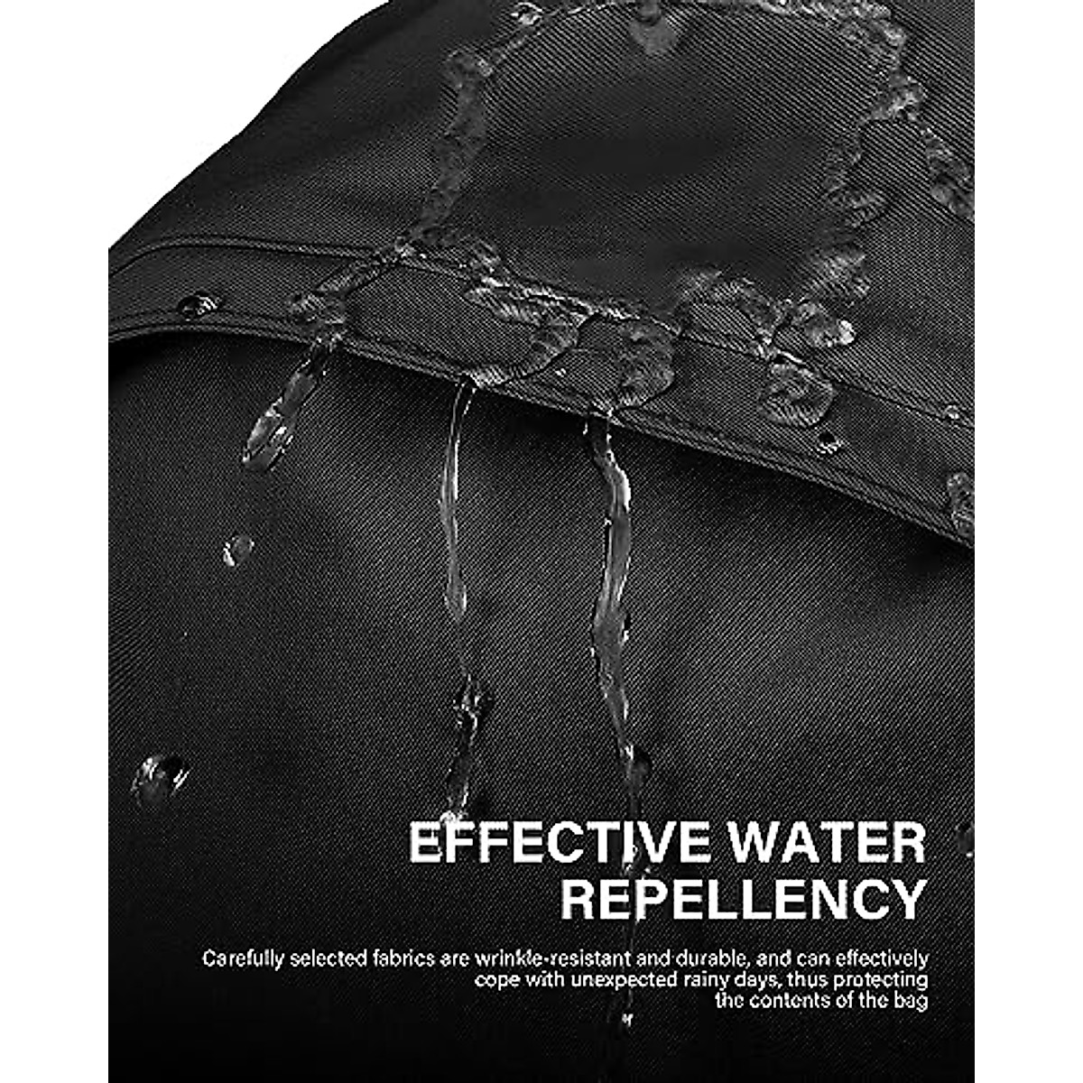 Black Backpack Casual Daypack Backpacks College Backpack Canvas Backpack for Women and Men with Laptop Compartment Carry on Backpack Simple Modern Backpack