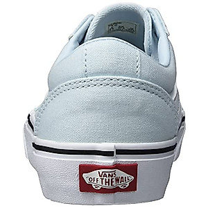 Vans Unisex Ward Canvas Low Platform Sneaker - Delicate Blue/White 8.5