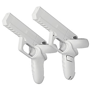 Esimen VR Headset Wall Mount Storage Stand Hook for Oculus Quest 2 Grip Game Gun Pistol Case(White)