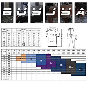 BUYJYA 5Pcs Men's Compression Pants Shirt Top Long Sleeve Jacket Athletic Sets Gym Clothing Mens Workout Valentine's Day gift Gray