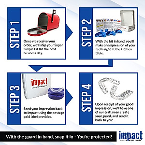 Impact Nightguards Custom Hybrid Night Guard 2mm -Upper