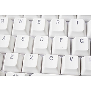 Seiorca 104 PBT Keycaps Double-Shot Backlit Keycap Set for Mechanical Keyboard with Key Puller (White)