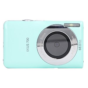 8K Digital Camera, 16X Zoom Selfie Camera Auto Focus with 2.7 Inch HD Screen for Photography Video Recording, 68MP Portable Vlogging Camera for Travel (Green)