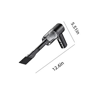 CENGNIAN Car Cordless Vacuum Cleaner, Portable USB Handheld Small Car Vacuum Rechargeable Cleaner, 120w Powerful Suction Dust Busters, Pet Hair Vacuum, Detailing Kit Essentials for Travel, RV Camper