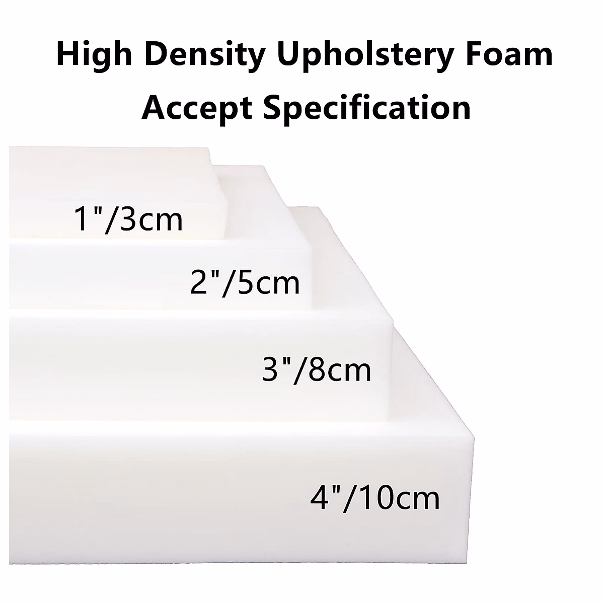 Jininworl Custom Size Bench Cushion Patio Bench Seating Cushion Outdoor/Indoor Bench/Swing Cushion Bench Pads (Classic Blue; Personalize)