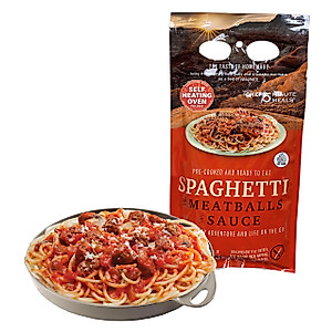 Chef 5 Minute Meals Spaghetti with Meatballs in Sauce Backpack Meals