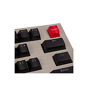Glorious 104-Key ABS Doubleshot Mechanical Keyboard Keycaps (Black)