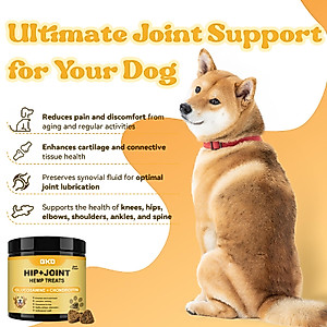 GKD Joint Supplement for Dogs, Glucosamine Hip & Joint Supplement for Dogs Support Aid with Care Mobility Bites Treats, Joint Chews for Dogs, Relief Arthritis Pain