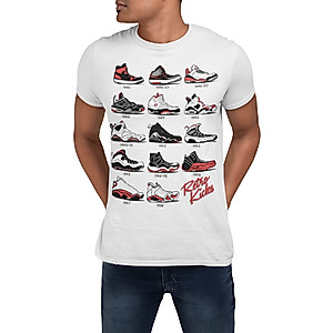 Jordan Retro Sneakers Image T Shirt to Match Jordans, Tee to Match Jordan 1 2 3 4 5 6 11 12 13 Gift for Jordan White