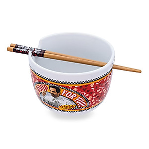 Toynk Seinfeld No Soup For You 20-Ounce Ramen Bowl and Chopstick Set