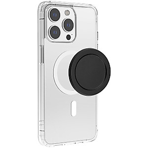 metisinno Magnetic Base for PopSocket Phone Grips and iPhone MagSafe Cases, Black