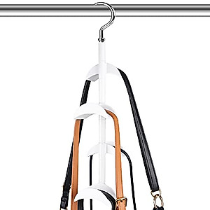 2 Packs Purse Hanger Organizer for Closet - Handbag Hanging Storage Organization Rotatable 360 Degree Shoulder Bag | Crossbody Bag | Tote Bag Organizer for Closet System, Wall