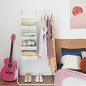 GRANNY SAYS Bundle of 1-Pack Hanging Shelves & 3-Pack Trapezoid Storage Bins