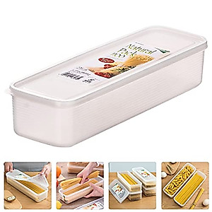 Cabilock Storage Drawers Storage Drawers 2pcs Pasta Container Spaghetti Noodle Storage Spaghetti Keeper Box Kitchen Pantry Storage Noodle Storage Container Spaghetti Noodles Spaghetti Noodles