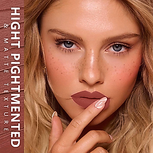 MAKI YIKA Brown Nude Lipstick for Women Color Stay Long Lasting Lipsticks, No Smudge Matte Liquid Lipstick Transferproof, DINNER TIME