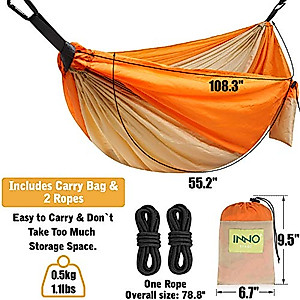 Portable Fire Pit and Single Outdoor Camping Hammock