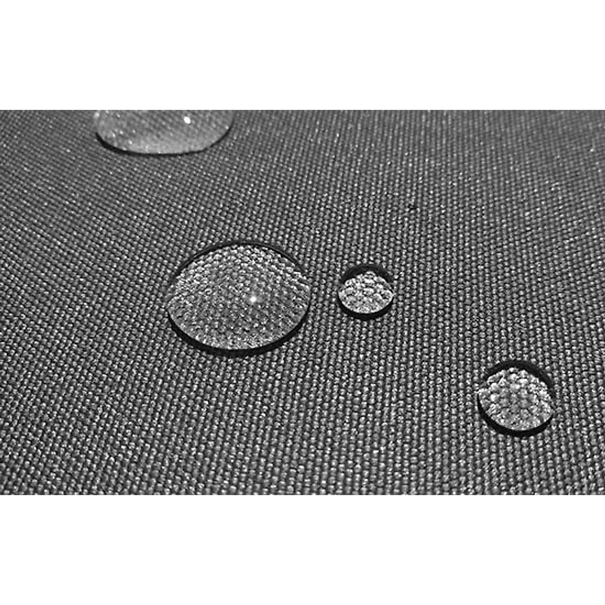 Eevelle Meridian Patio Oval Table Set Cover with Marine Grade Fabric - Outdoor Table Cover - Furniture Set Covers for Dining Table - Easy to Install - (25.5"H x 90"L x 66"W, Charcoal Gray)