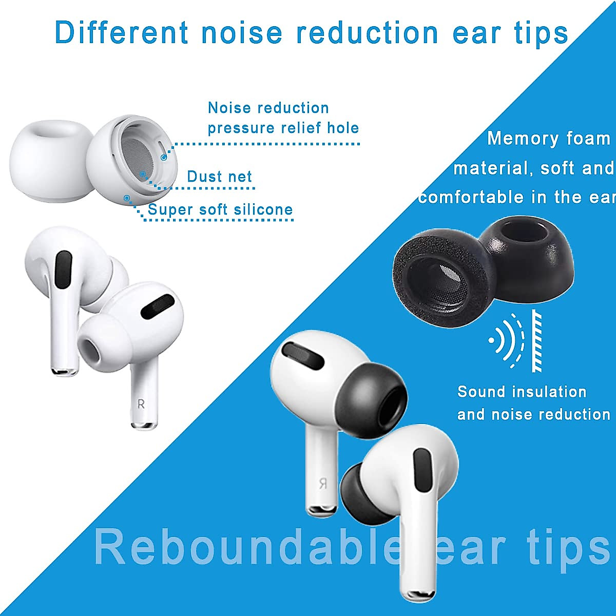 16 in 1 Silicone for Airpods Pro Case Accessories Set Kit, Protective Cover for Airpods Pro 1st/2rd Case with Keychain/Ear Tip/Ear Cover/Ear Hook/Watch Band Holder/Strap/Ring/Storage Box Black