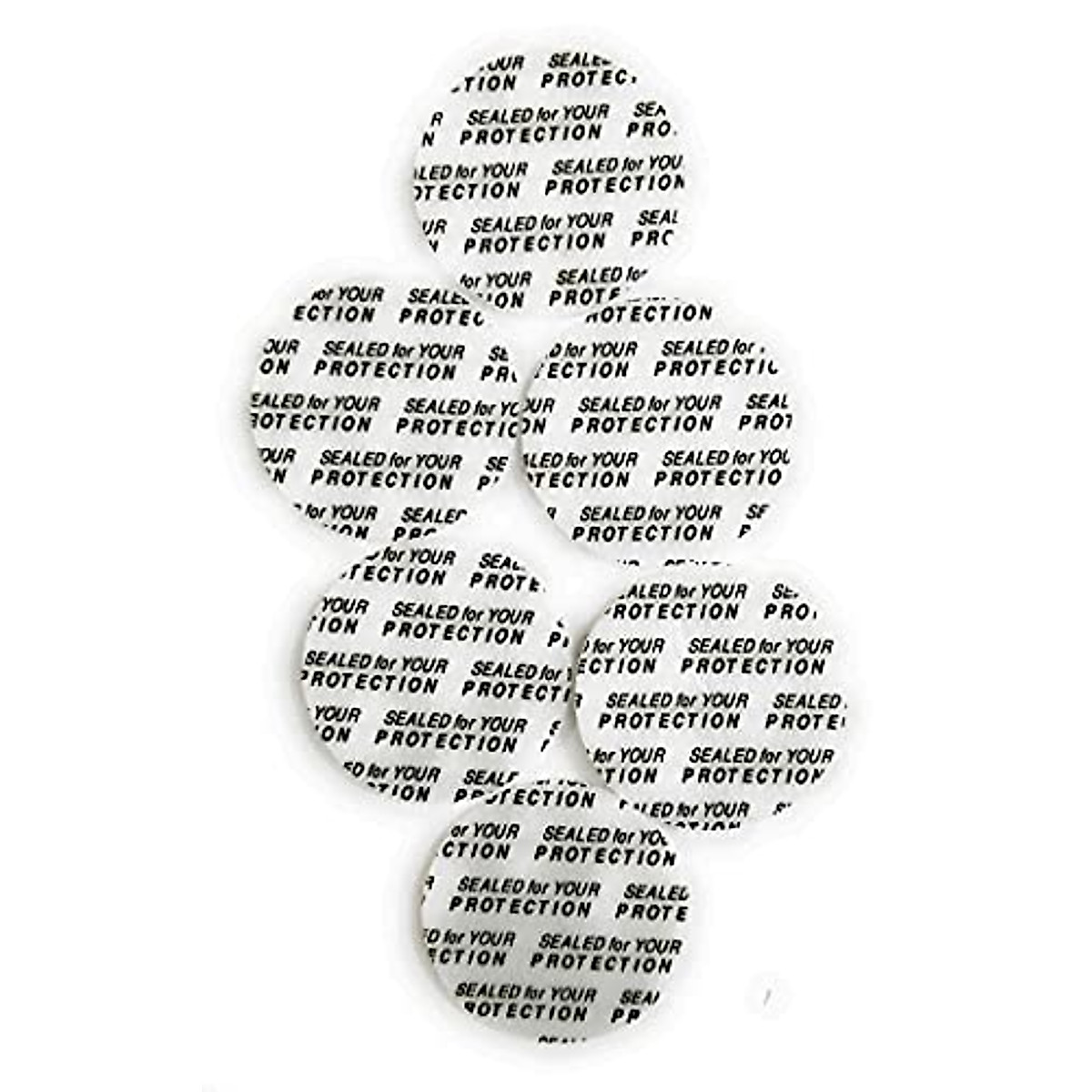 Rewarding Essentials 28mm Pressure Sensitive PS Foam Cap Liners Tamper Seal Cap Liner Sealed for your Protection (25)