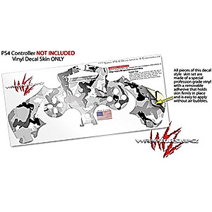 WraptorSkinz Skin compatible with Sony PS4 Dualshock Controller PlayStation 4 Original Slim and Pro Sexy Girl Silhouette Camo Gray (CONTROLLER NOT INCLUDED)