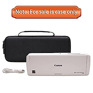 LTGEM EVA Hard Case for Canon imageFORMULA R10 Portable Document Scanner - Protective Carrying Storage Bag