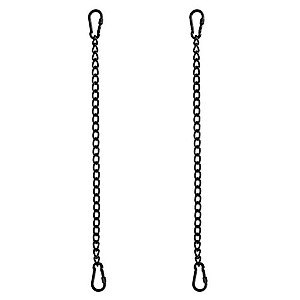 GOODTDO Swing Chair Hanging Chain, 2PCS Hardware Hanger Kit with 4 Carabiner for Porch Swing Hammock Punching Bag 330LB Capacity