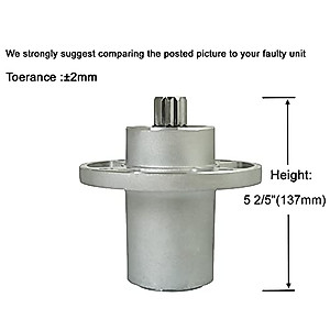q&p Outdoor Power 601804 36/42/48/54/60" Deck Spindle Assembly Bracket Replaces Hustler 48" 54" 60" Deck Raptor SD SDX Flip-Up Sport 601804 Spindle Assembly