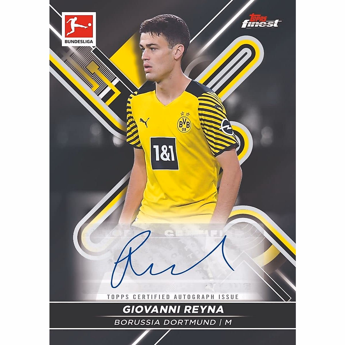 2021/22 Topps Finest Bundesliga Soccer HOBBY box (12 pks/bx)
