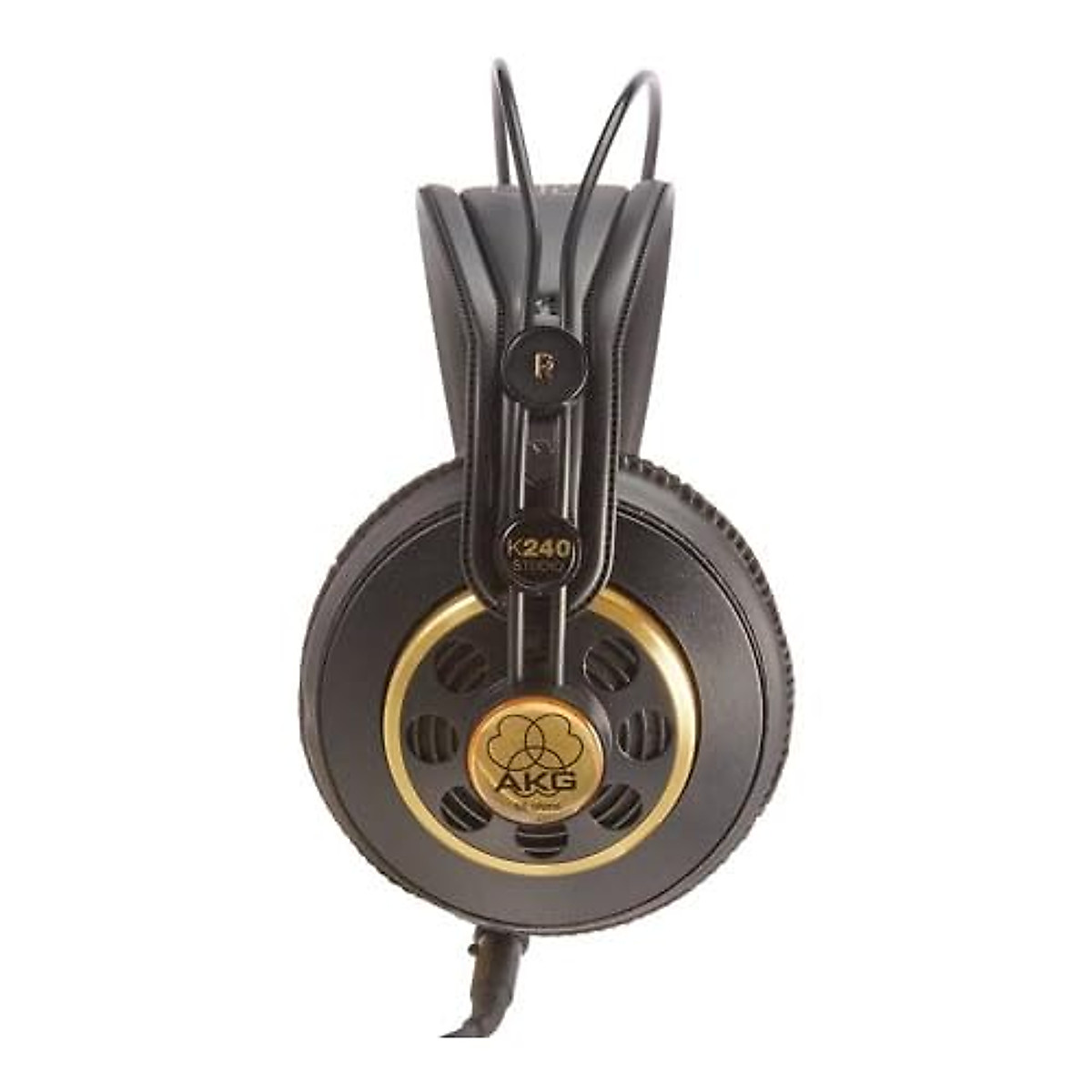 AKG K240 Studio Professional Semi-Open Over-Ear Stereo Headphones Bundle with Hard Shell Headphone Case (2 Items)