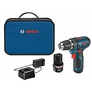 Bosch 12V Max 3/8 Inch Cordless Drill Driver Kit with (2) 2 Ah Batteries