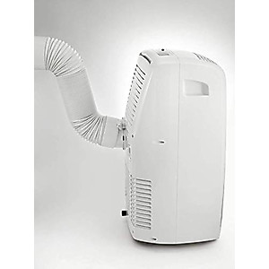 De'Longhi 3-in-1 Portable Air Conditioner, Dehumidifier & Fan + Remote Control & Wheels, 400 sq ft, Large Room, 6000 (DOE) / 10000 BTU (ASHRAE), White, PACN250GN (Renewed)