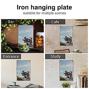 Sublime Movie Poster Tin Sign Cafe bar Home Wall Art Decoration Retro Metal Tin Sign 8x12 inch