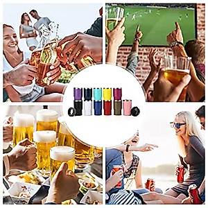 14oz Can Bottle Insulated Holder, 304 Stainless Steel Insulated Can Cooler for Outdoor Drinking Car (OD Green)