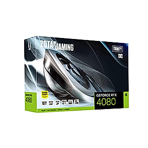 ZOTAC Gaming GeForce RTX 4080 16GB Trinity OC GDDR6X 256-bit 22.4 Gbps PCIE 4.0 Graphics Card, IceStorm 2.0 Advanced Cooling, Spectra 2.0 RGB Lighting, ZT-D40810J-10P