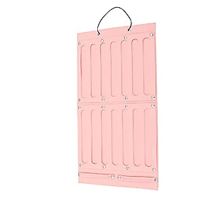 Aohuada Headband Holder for Girls Hair Bows, Baby Hair Accessory Storage Display Sturdy Rope, Baby Headband Organizer for Girls Room, Door, Closet, Hair Clips Storage Organizer, Light Pink