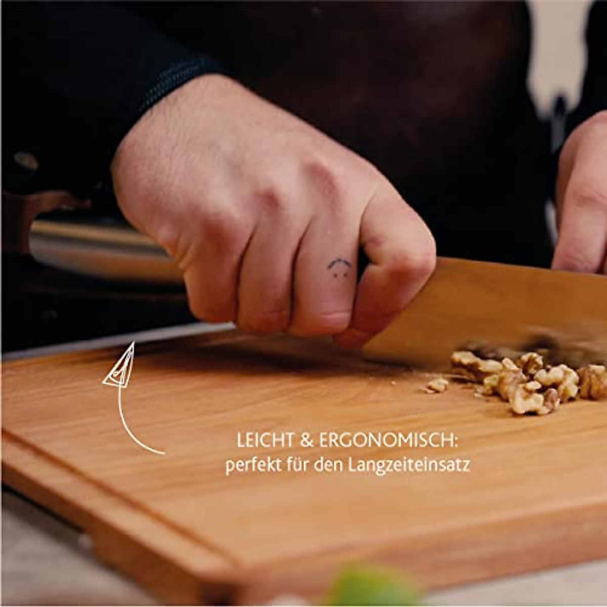 BOSKA 357681 Chef Knife Copenhagen - Kitchen Knives for Chopping, Slicing Knife for Meat Cutting and Dicing Gourmet Food - Ultra Sharp Professional Durable