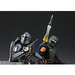 S.H. Figuarts Boba Fett (Star Wars: The Book of Boba Fett) Approx. 6.1 inches (155 mm), AVS, PVC & Fabric, Pre-Painted Action Figure