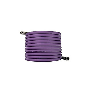 Camco EvoFlex 50-Foot Drinking Water Hose | Features an Extra Flexible Construction, Stainless Steel Strain Reliefs, and is Ideal for RVing, Gardening, Washing Pets, and More | Purple (22586)