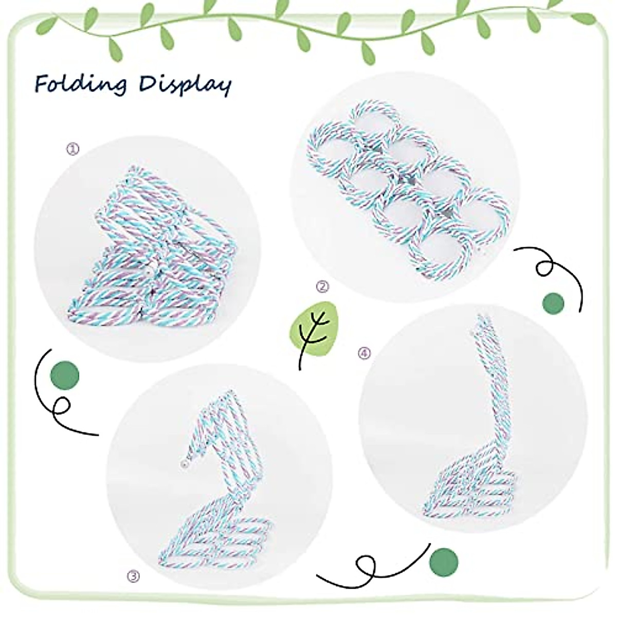 Bird Hemp Rope Net Swing,Parrot Perch Climbing Rope Ladder,Hammock Hanging on Parakeet Cage wiht 2 Hooks,Chew Toys for Greys Cockatoo,Cockatiel,Conure,Lovebirds,Canaries,Little Macaw 13.8" x 23.6"