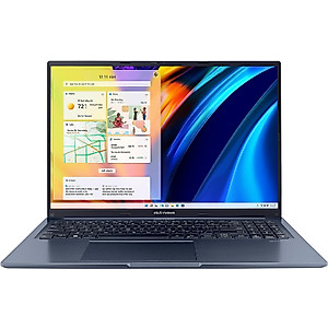 Asus VivoBook 16X Business Laptop | 16" WUXGA IPS Anti-Glare Display | AMD 8-Core Ryzen 7 5800HS Processor | 12GB DDR4 512GB SSD | USB-C HDMI SonicMaster Win11Pro Blue + HDMI Cable