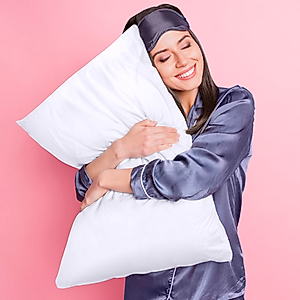 Utopia Bedding Waterproof Pillow Protectors Zippered (2 Pack, White) Queen Size, Zippered Pillowcases, Bed Bug Proof Pillow Encasement Covers 20 x 28 Inches