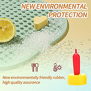 8 Pack Goat Nipple Bottles - Nipple for Feeding Goats - Soft Rubber Pacifier for Nursing Lambs and Goat Kids - Essential Supplies for Feeding Goats - The Miracle Nipple Bottle Pops Included