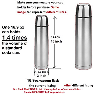 Leberna 34 Ounce Coffee Thermos | Large Thermal Water Bottle for Tea Hot & Cold Drinks | Stainless Steel Vacuum Sealed Insulated Thermos Water Flasks Bottles for Work & Travel Termo Para Cafe Bebes