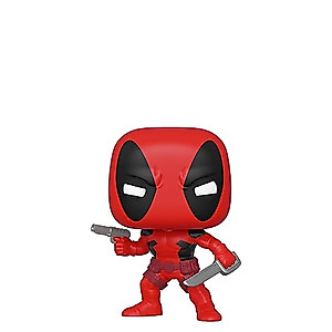 Funko 44154 POP. Bobble Marvel: 80th-First Appearance: Deadpool Collectible Figure, Multicolour, 3.75 inches
